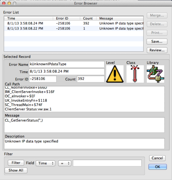 Robust error handling means strict design and coding standards